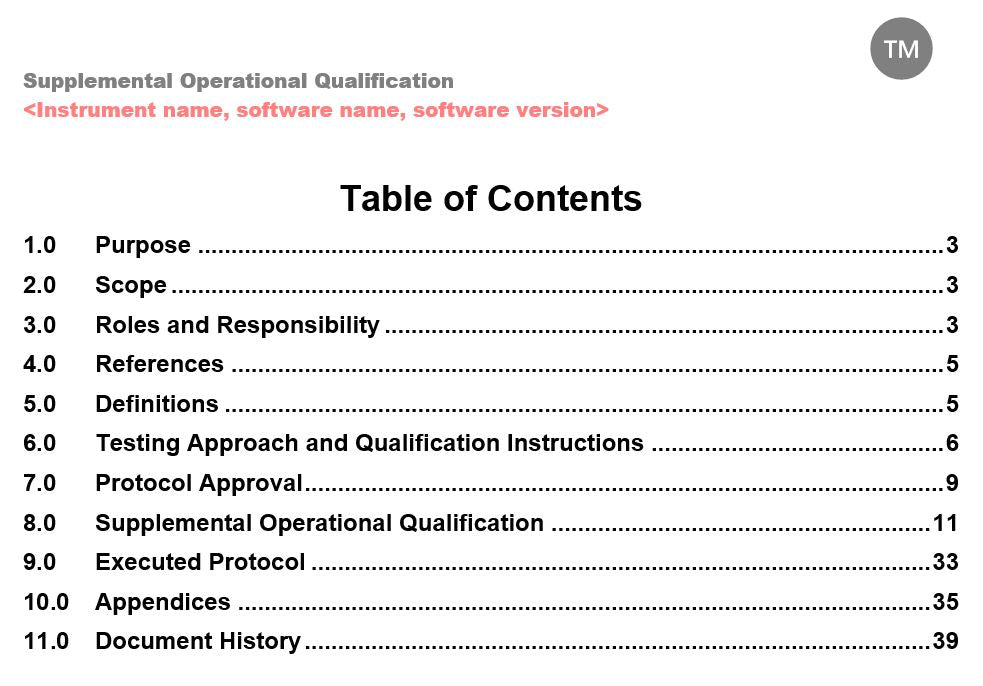 Operational qualification (OQ) Template – GMPWebSource
