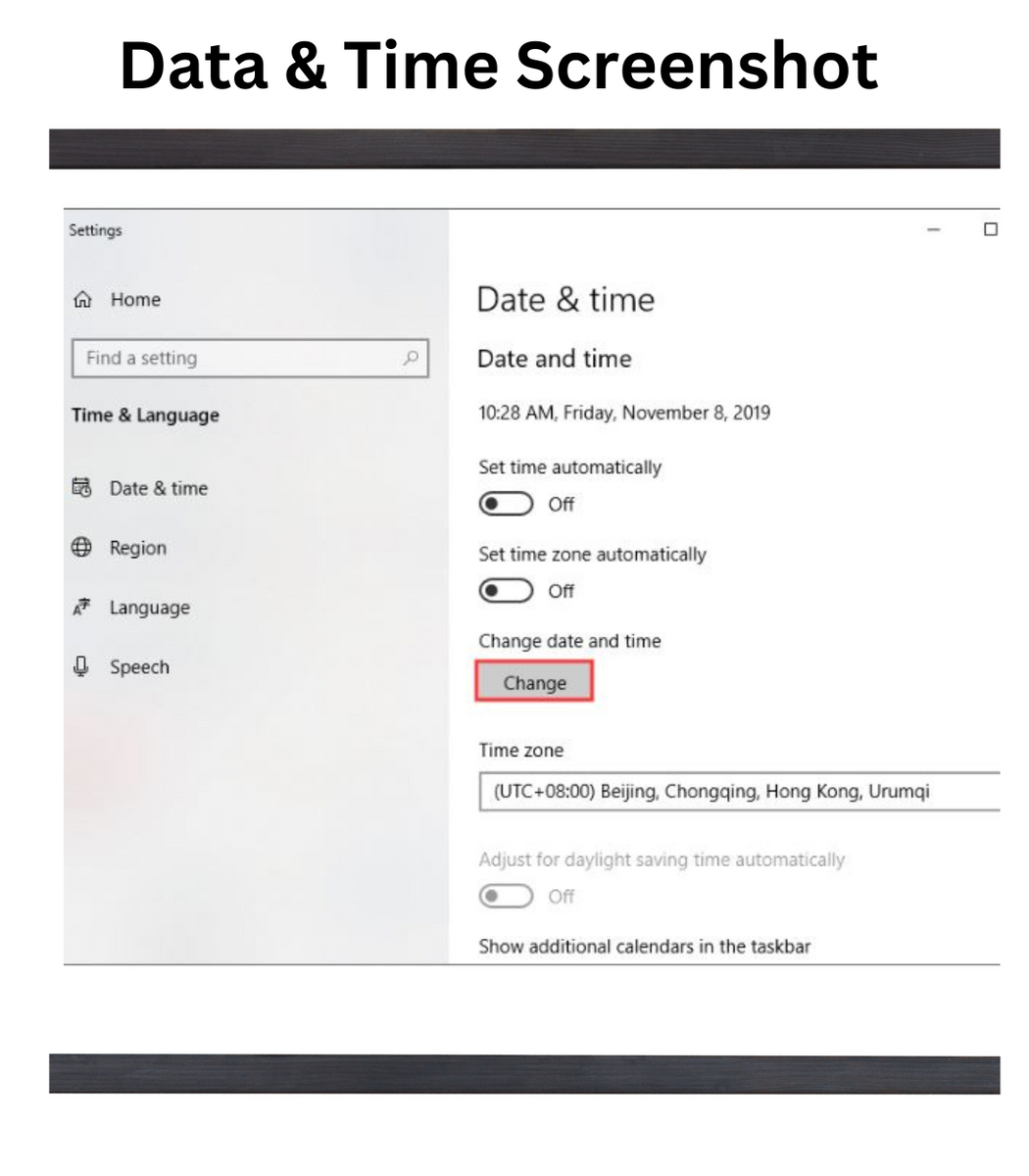 Screenshot Template for Validation – GMPWebSource